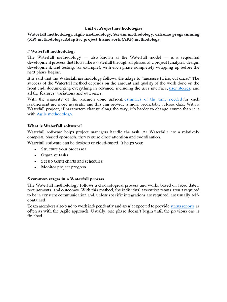 Managing Large Projects 6 | PDF | Scrum (Software Development) | Software Development Process