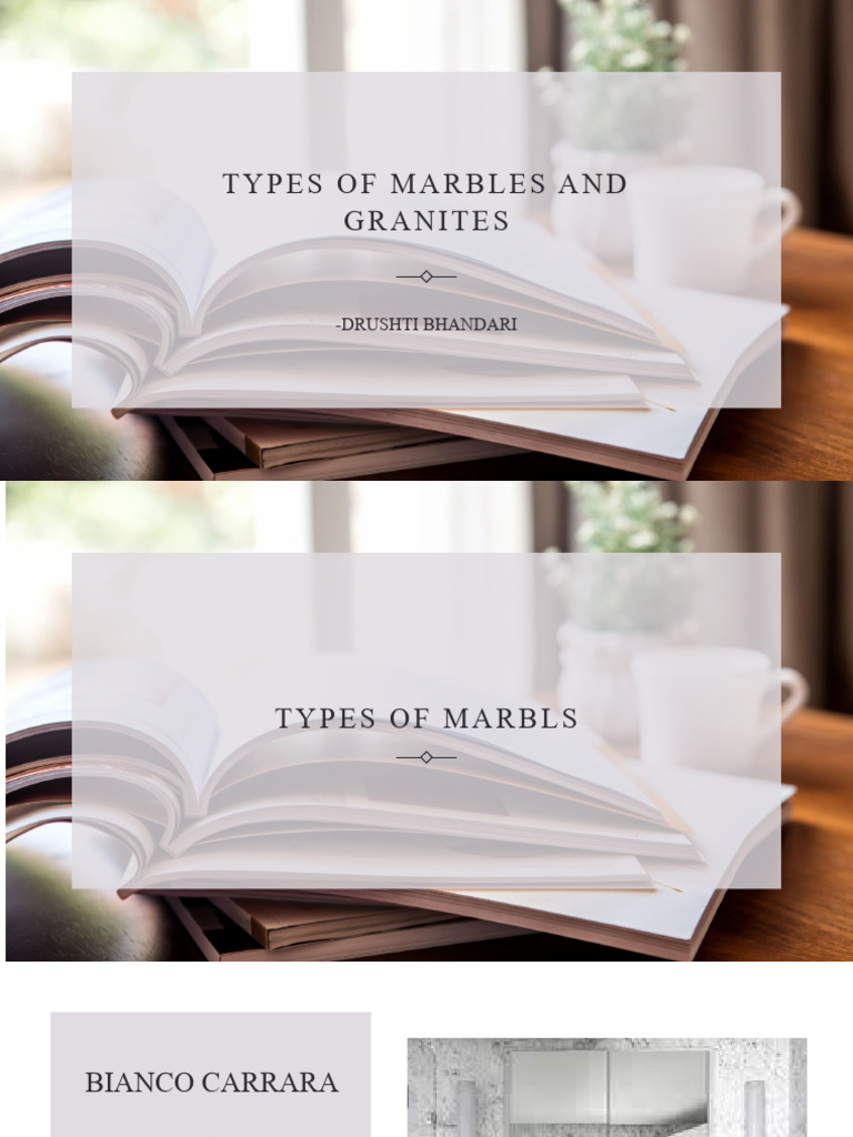 Marbles and Granite-Drushti Bhandari | PDF | Home & Garden | Art