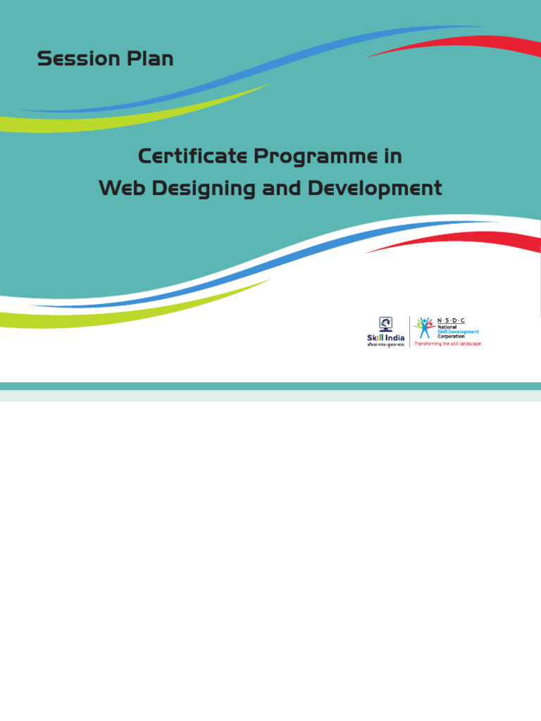 Sample Session Plan | PDF | Adobe Flash | Web Design