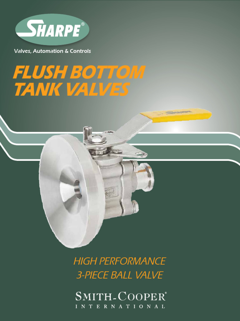 Flush Bottom Tank Valve | PDF | Valve | Pipe (Fluid Conveyance)