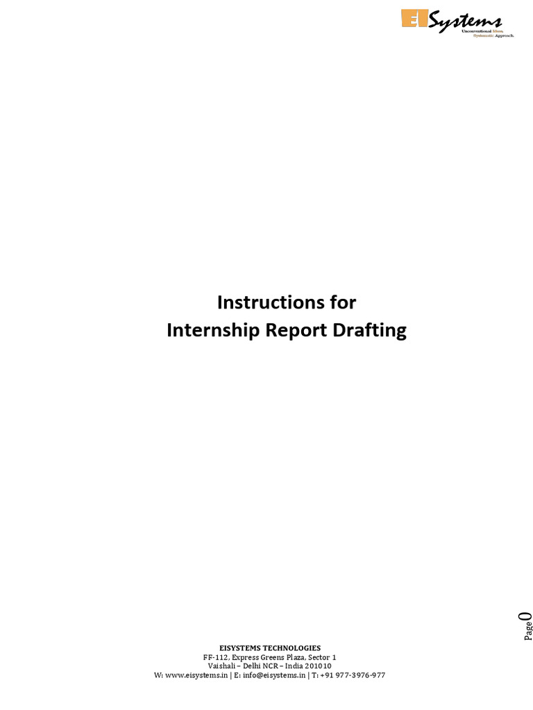 Internship Report Draft | PDF | Computing