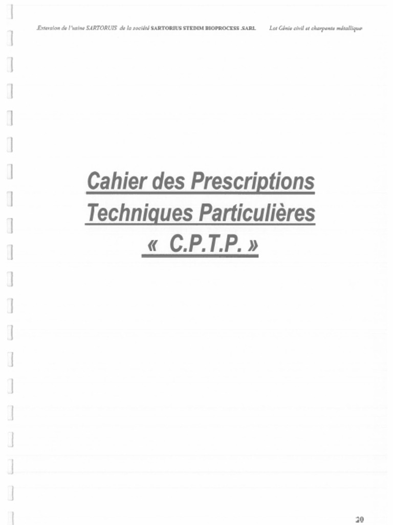 CCTP-Génie Civil | PDF