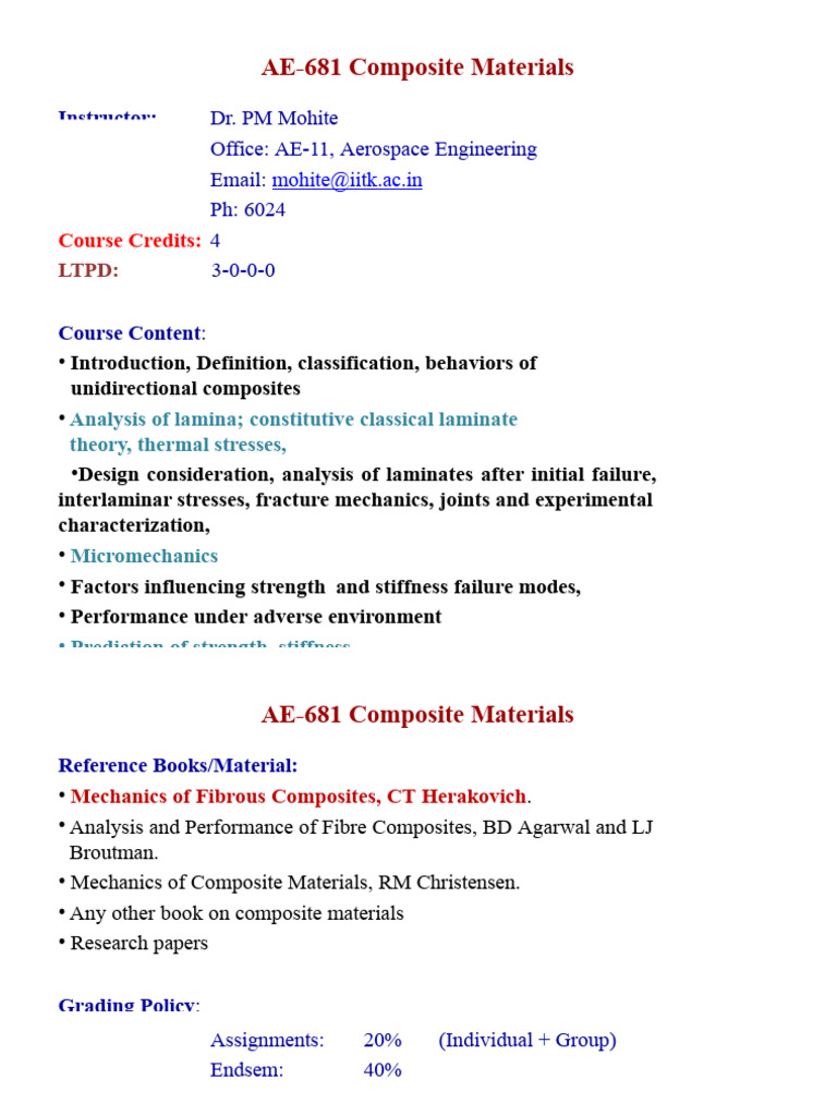 Composite Introduction | PDF | Composite Material | Fibers