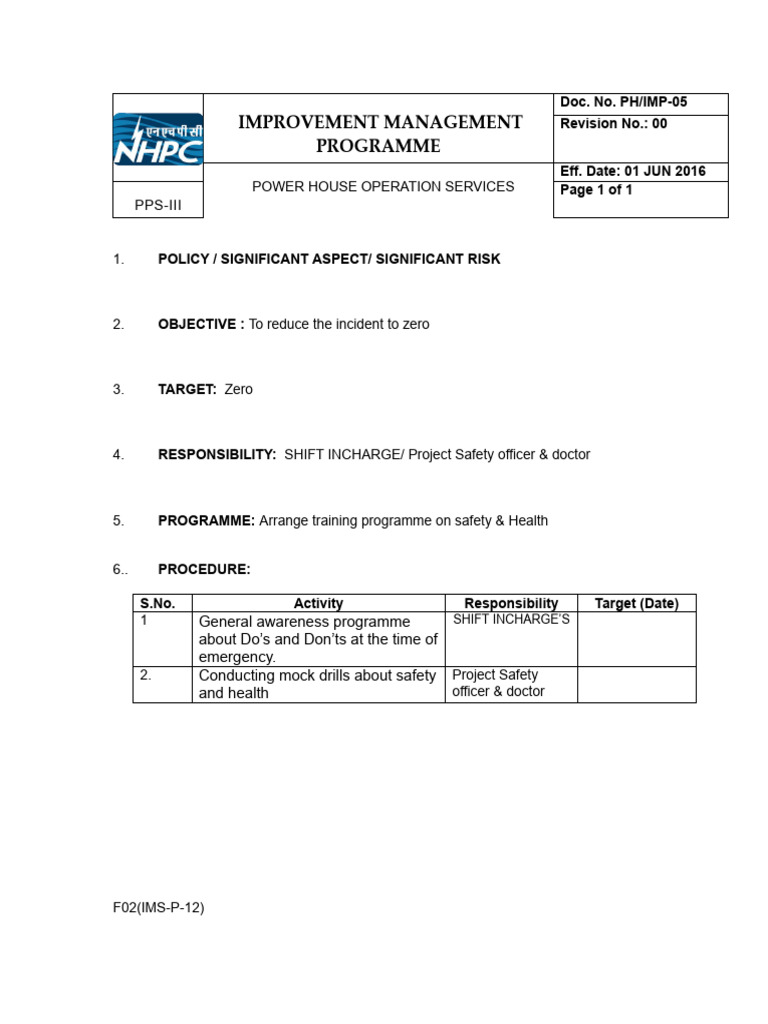 Incident MGT Prog | PDF