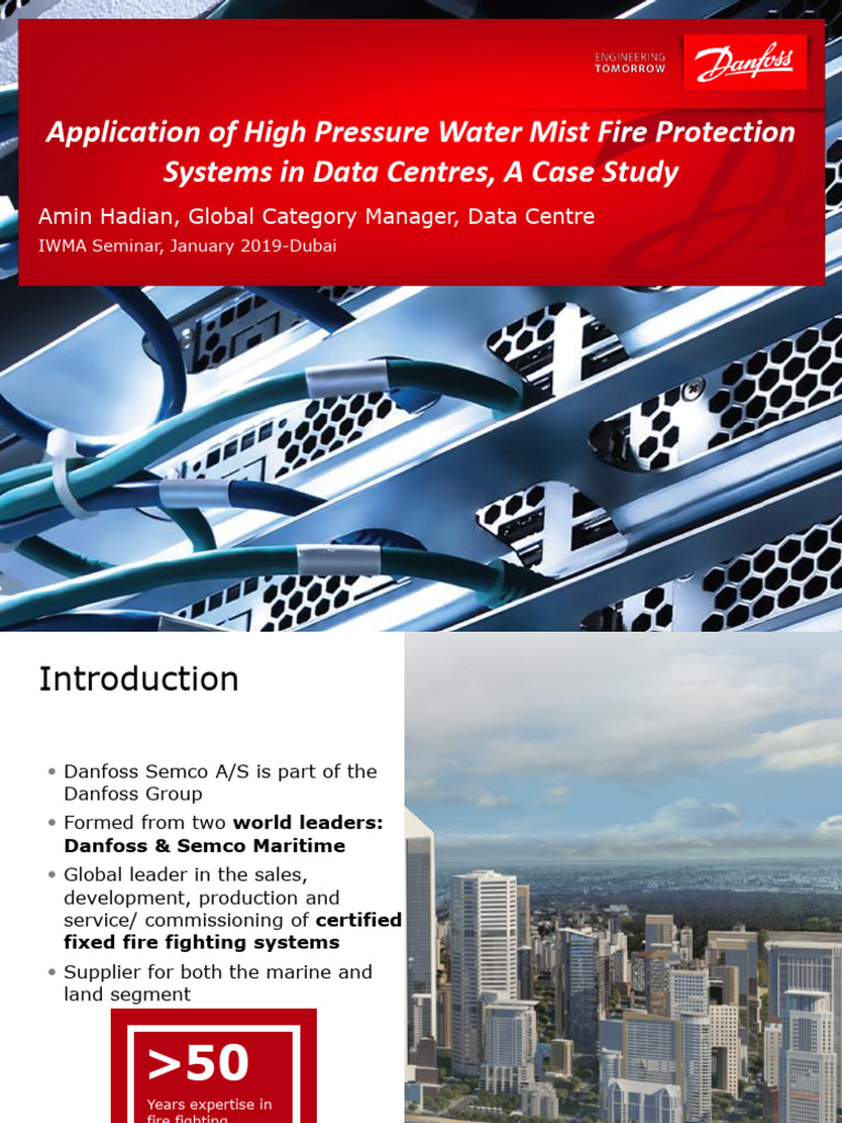 DanfossSemco Hadian Dubai2019 2 | PDF | Data Center | Firefighting