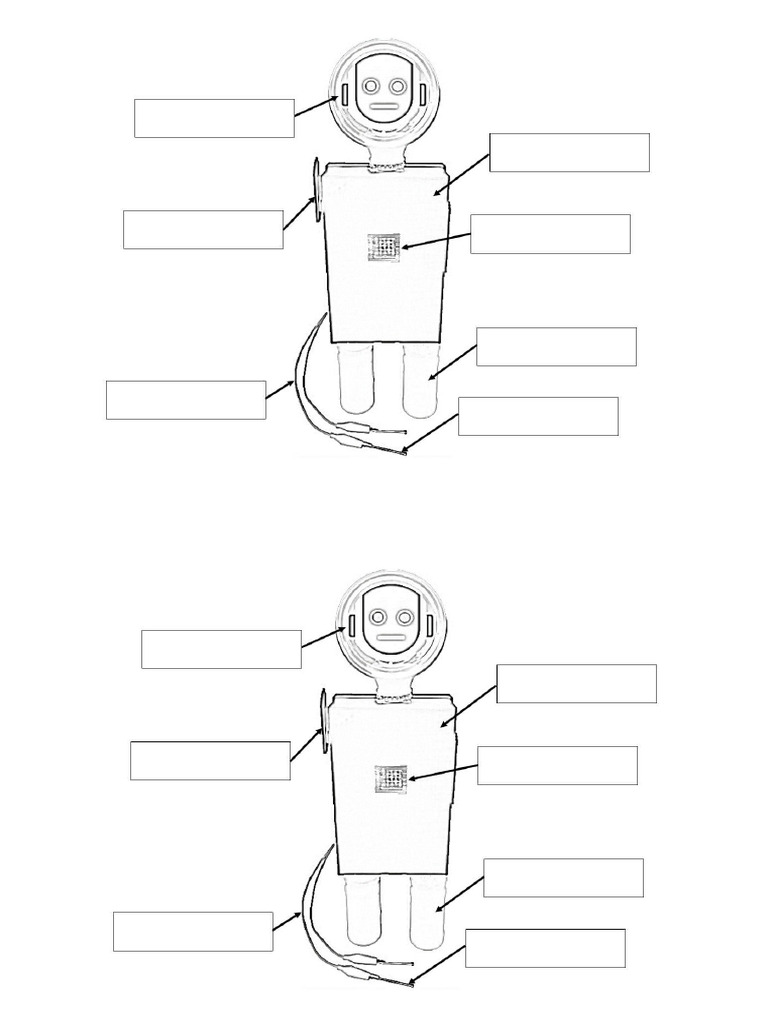 Label Robot Penjaga Air Printable | PDF