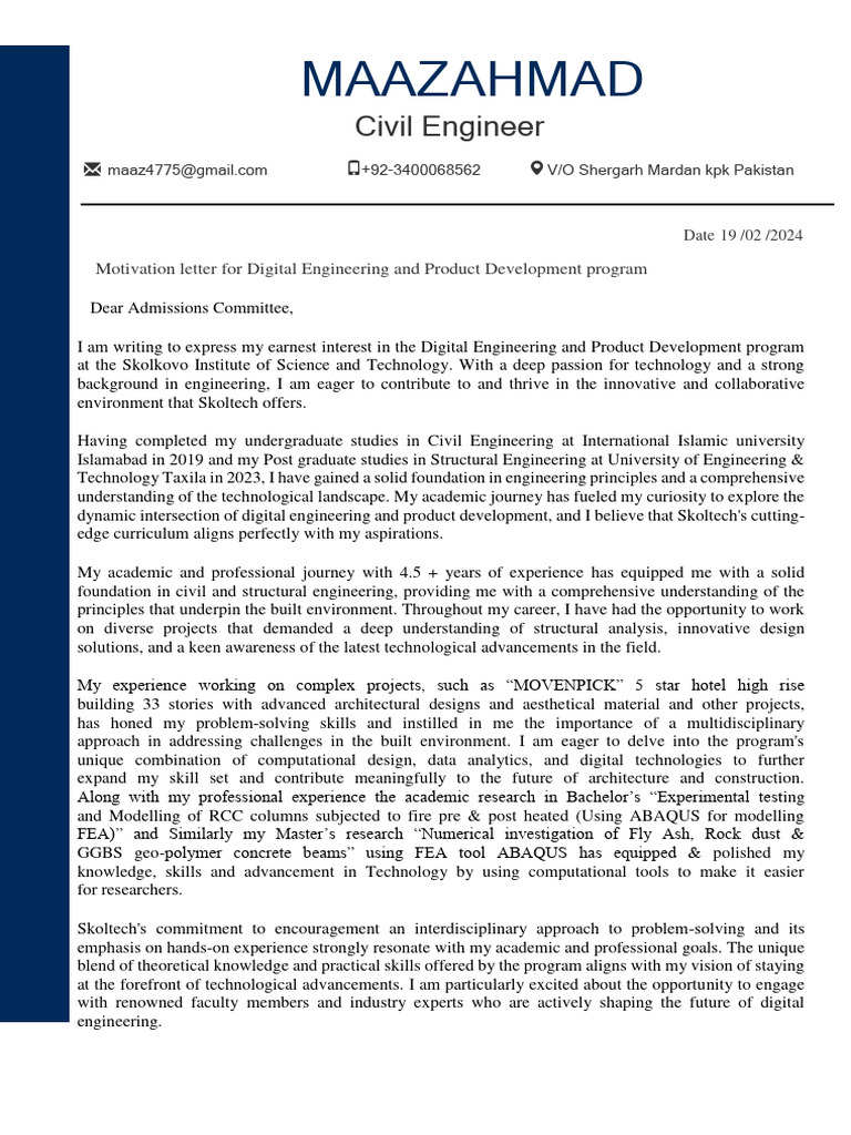 Motivation For Digital Engineering and Product Development Program | PDF | Engineering ...