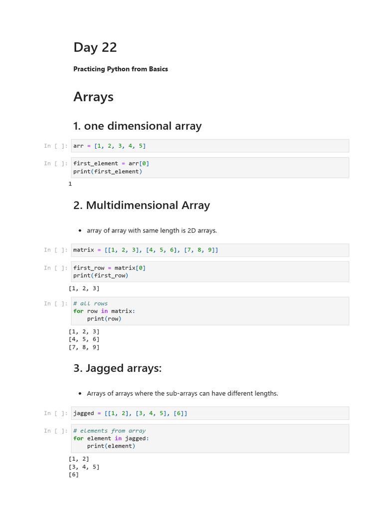 Python Arrays and Singly Linked List | PDF | Computing | Computer Data