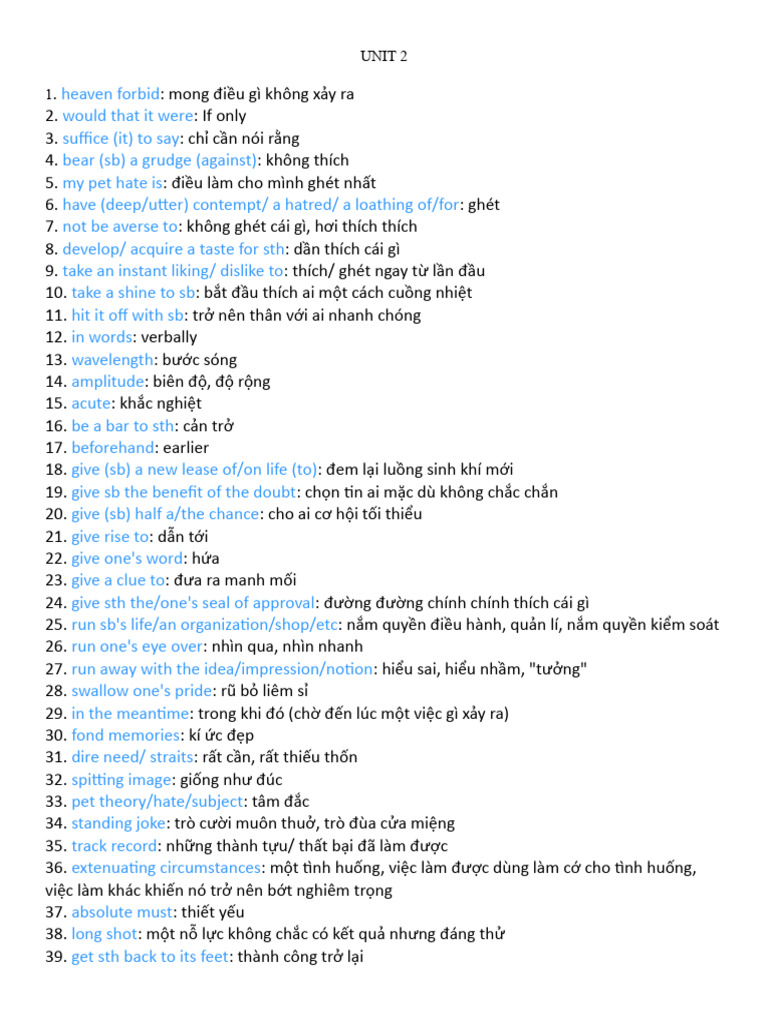 T V NG Bridging The Gap Unit 2 | PDF