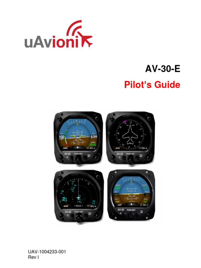 AV-30-E Pilot's Guide Overview | PDF | Transponder (Aeronautics) | Airspeed