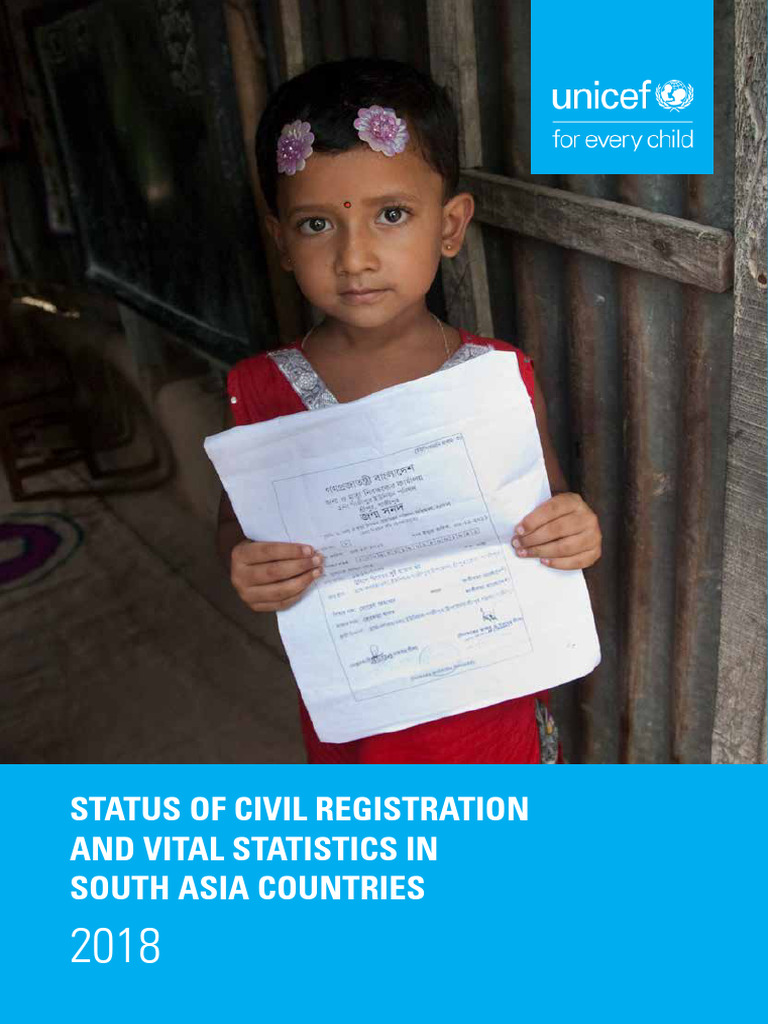 UNICEF ROSA Status of Civil Registration and Vital Statistics in South ...
