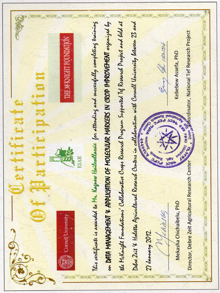 Certificate SSR | PDF