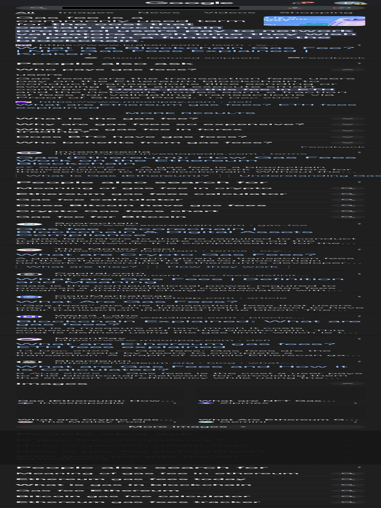 Understanding Blockchain Gas Fees | PDF | Cryptocurrency | Applications ...