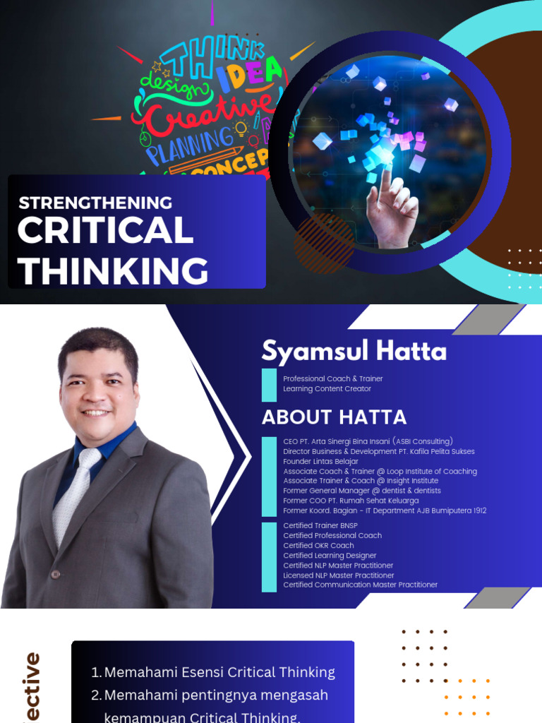 Strengthening Critical Thinking | PDF