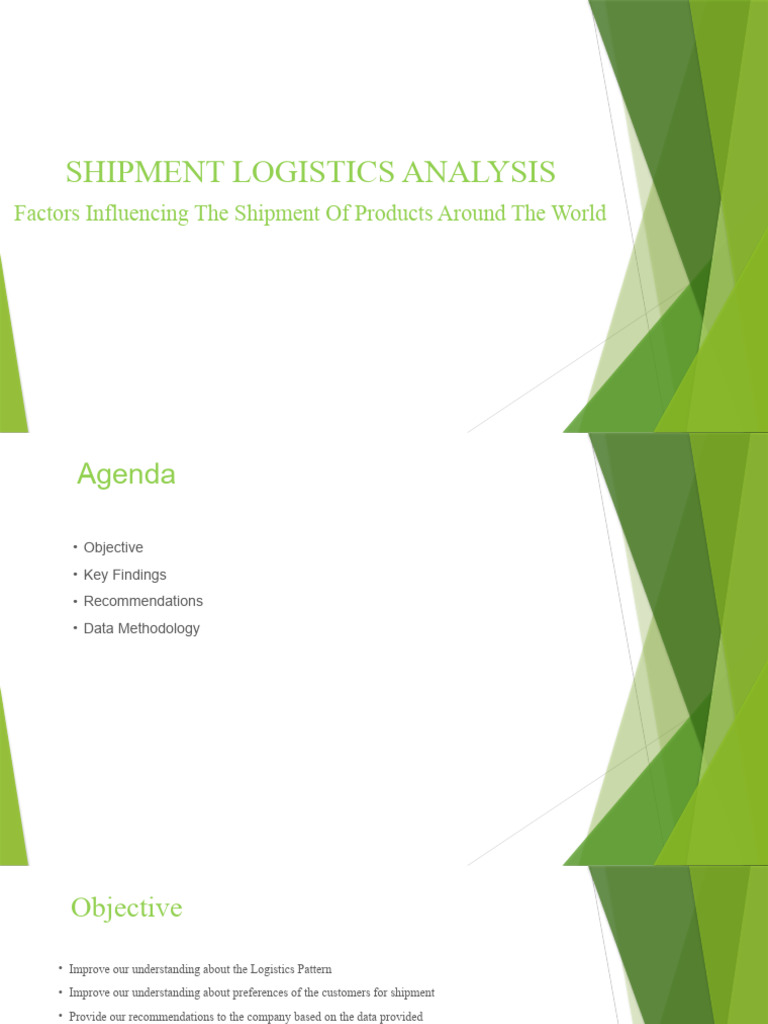 Shipment Logistics Analysis | PDF | Freight Transport | Cargo