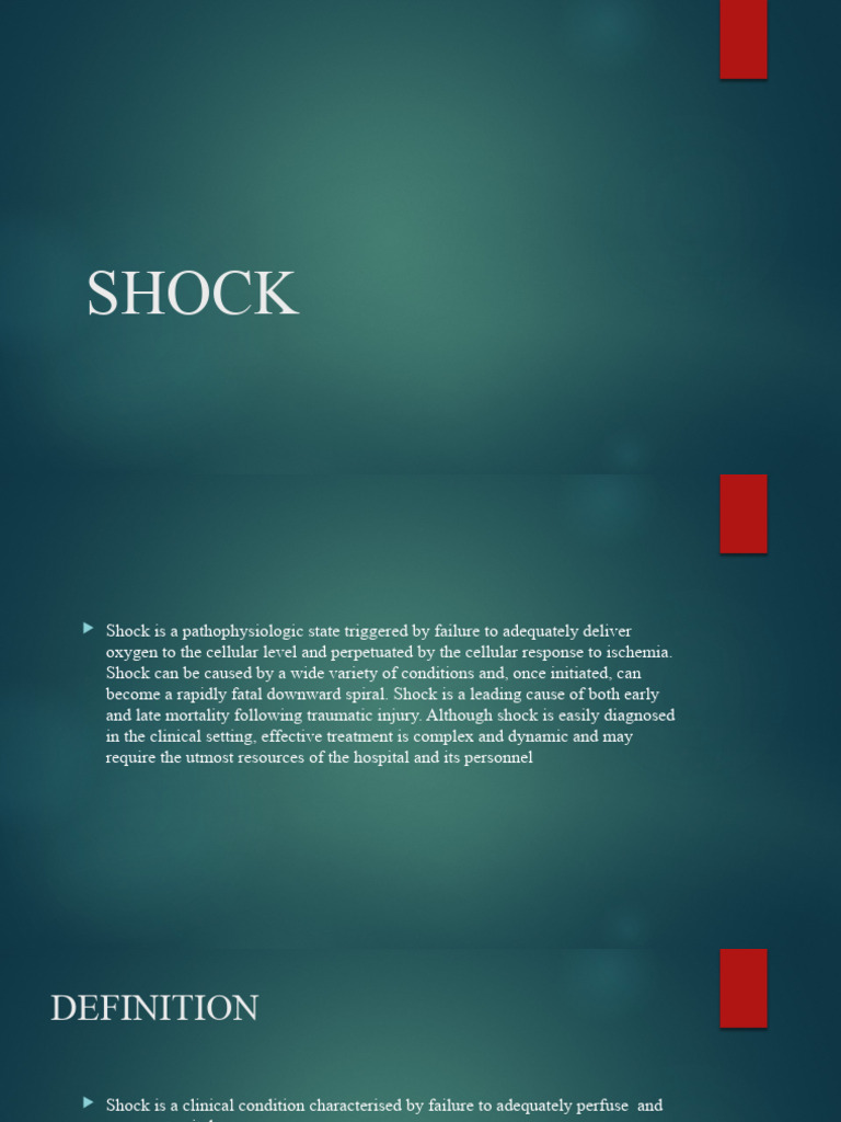 Shock | PDF | Shock (Circulatory) | Sepsis