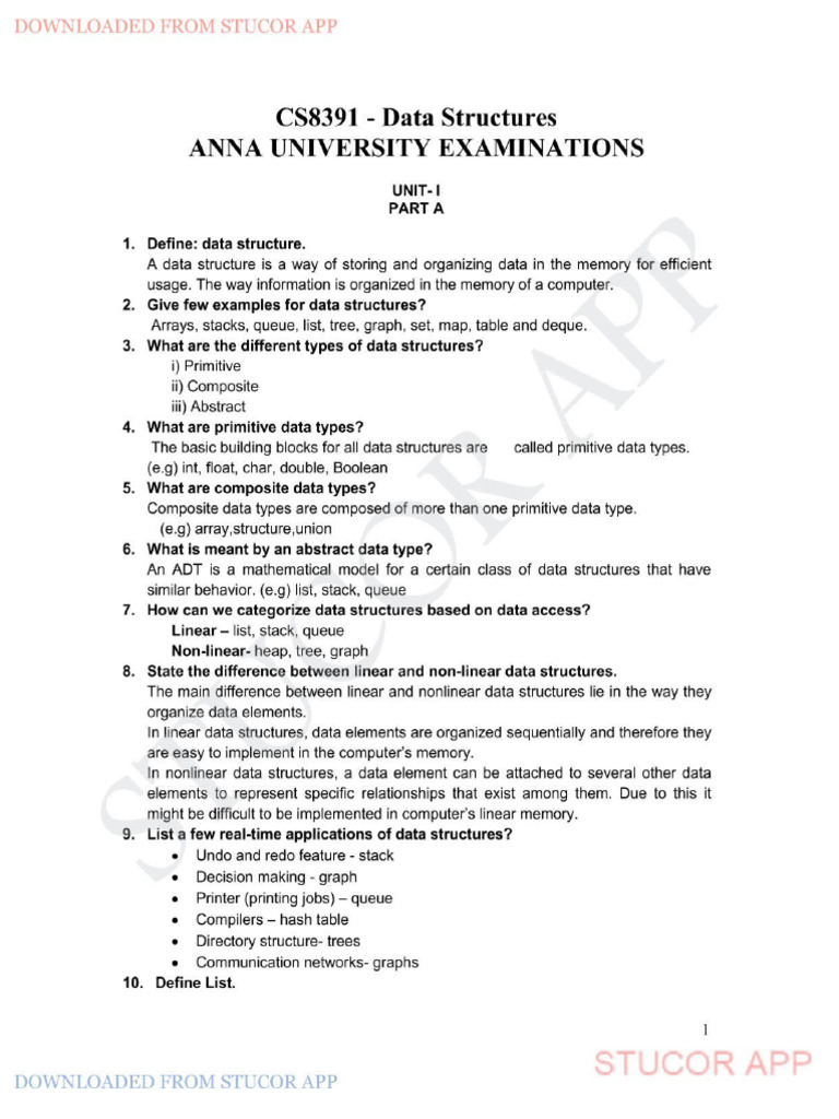 Ds 1 | PDF | Queue (Abstract Data Type) | Pointer (Computer Programming)