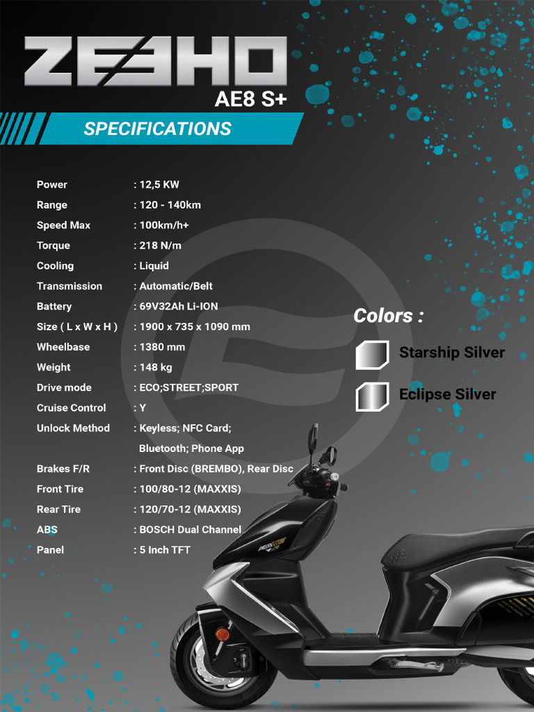 Zeeho Ae8s New 2023-E898a-2932 1330 | PDF