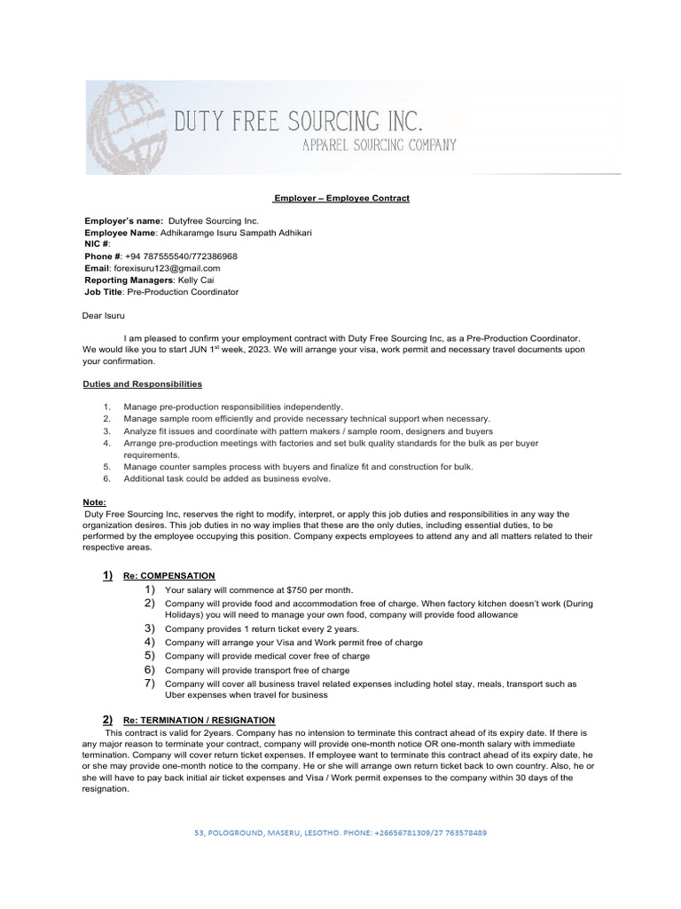 Adhikaramge Isuru Sampath Adhikari | PDF | Employment | Economies