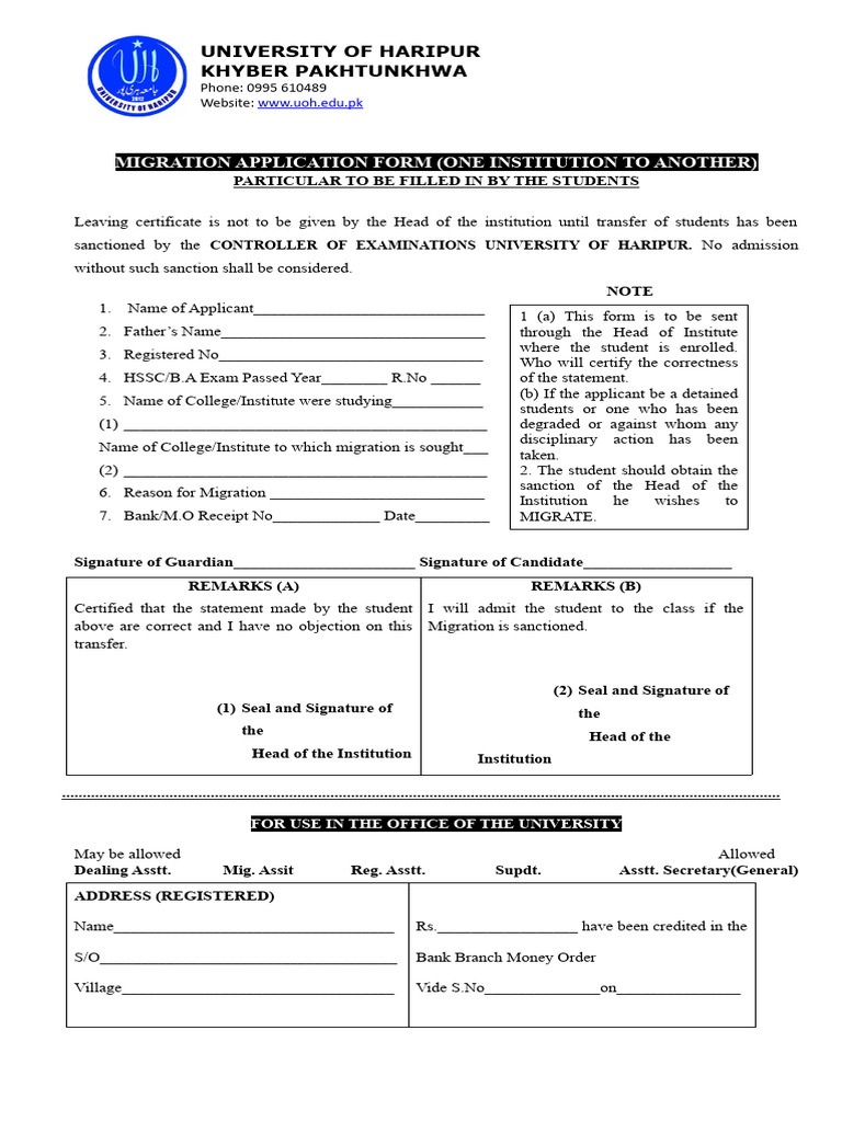 Migration Application Form | PDF | Qualifications