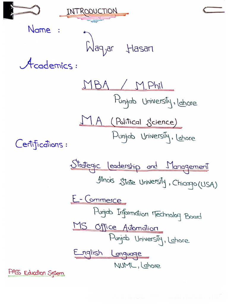 FSC Pre-Medical - Best Degrees - PASS Ed | PDF