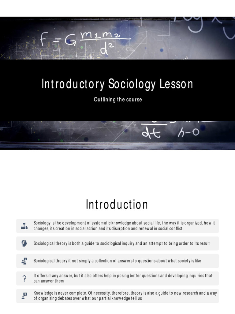 SOCIOLOGY Considerations and Globalisation Concern | PDF | Sociology ...