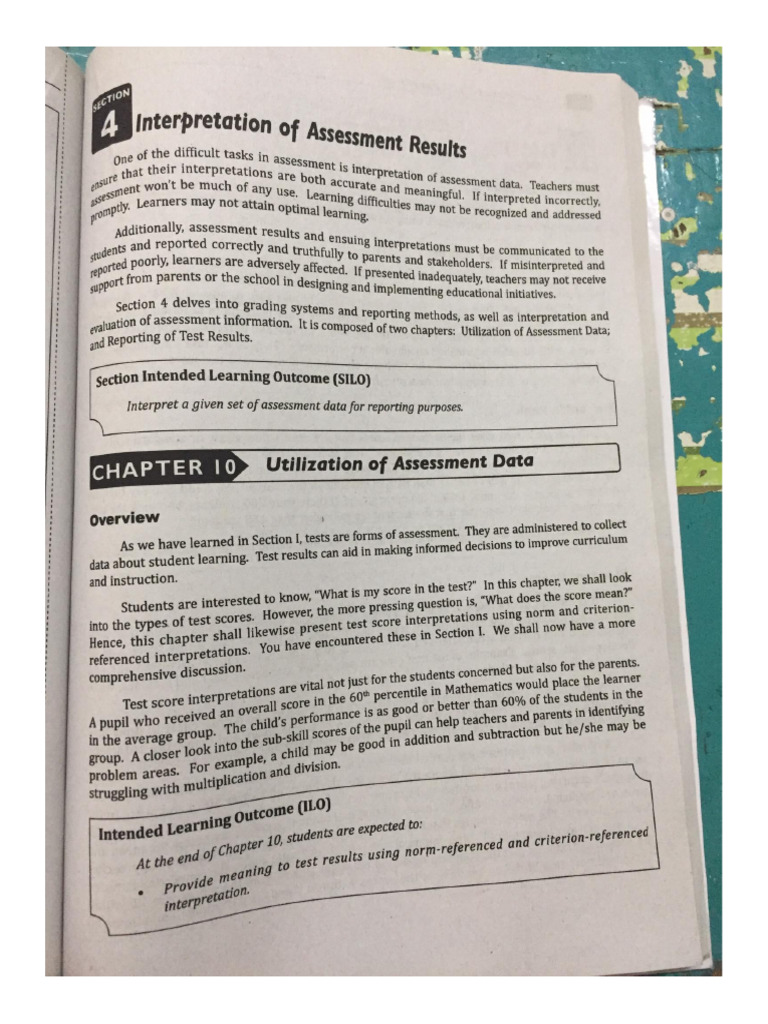 Module 10 - Utilization of Assessment Data | PDF