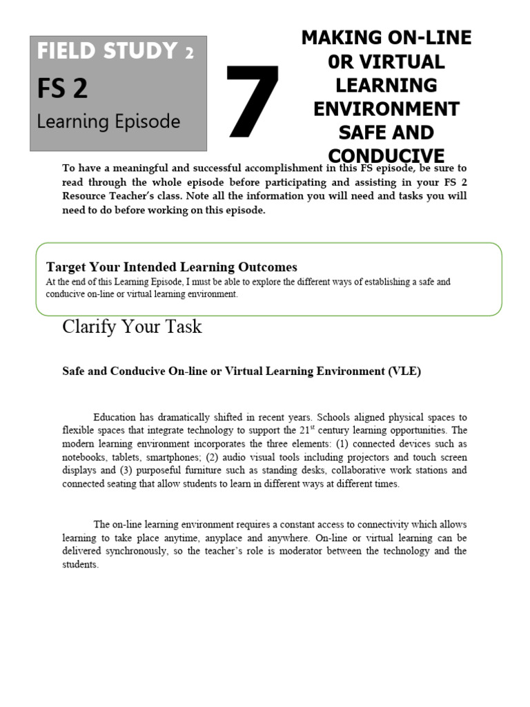Cabahug-FS2 LE 7 | PDF | Educational Technology | Teachers