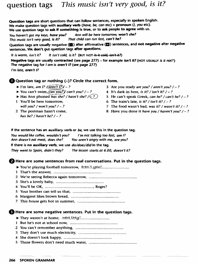 Section 21 Spoken Grammar PDF