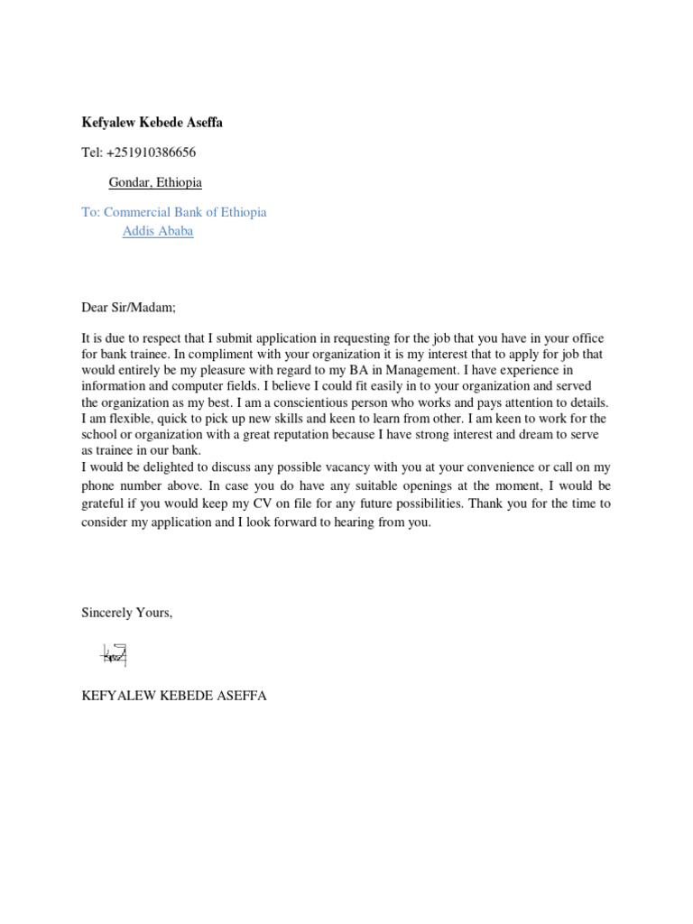 CV - Kefyalew Kebede Aseffa | PDF | Ethiopia