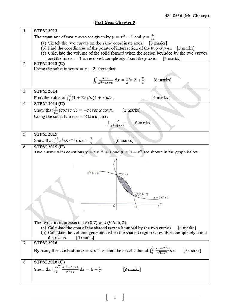 Math Sem 2 Past Year Question 3 | PDF | Geometry | Mathematics
