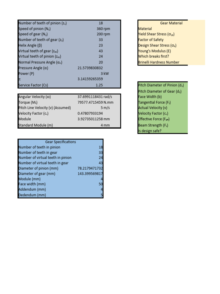 Nabin Baskota - 32092 - MED GEAR File | PDF | Gear | Bending