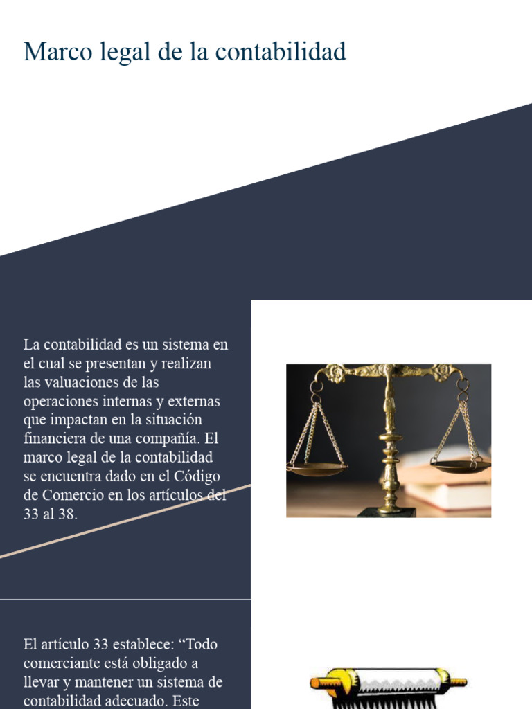 Marco Legal de La Contabilidad | Descargar gratis PDF | Contabilidad ...