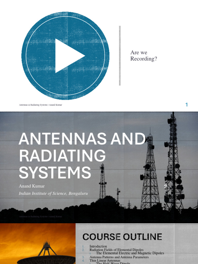 Antennas and Radiating Systems Lecture 5 | PDF | Antenna (Radio) | Matrix (Mathematics)