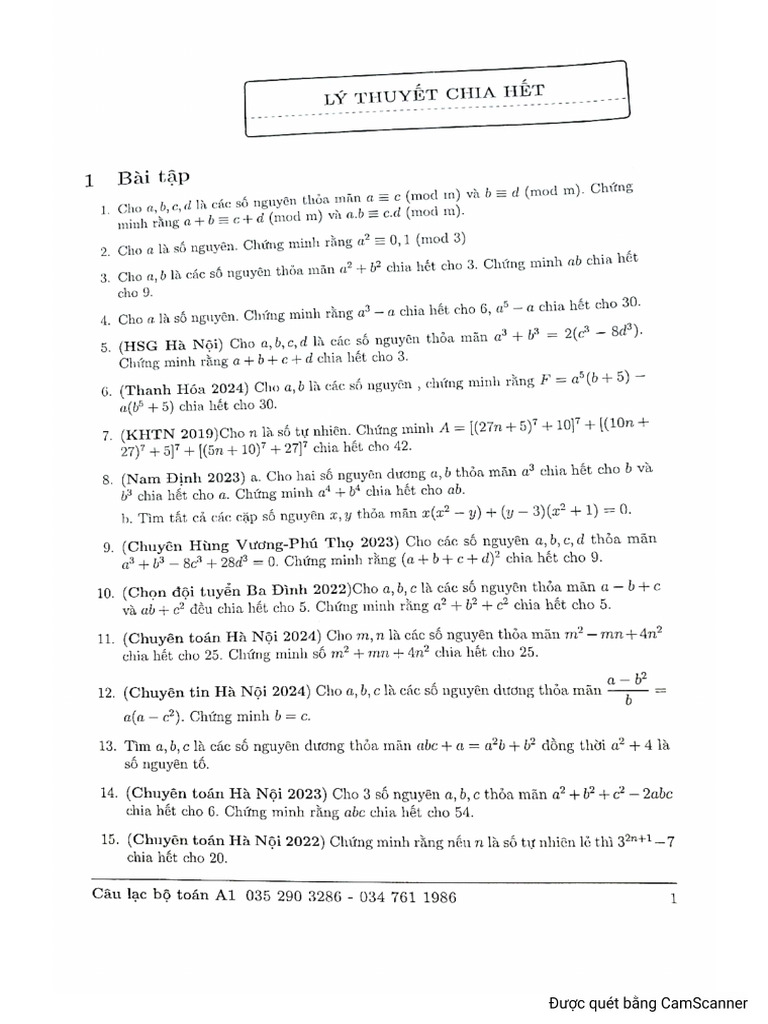 Chia Het - Thay Man Ba Tuan | PDF