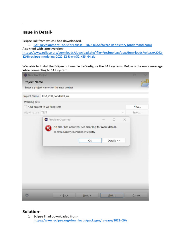 Eclipse Installation Pdf