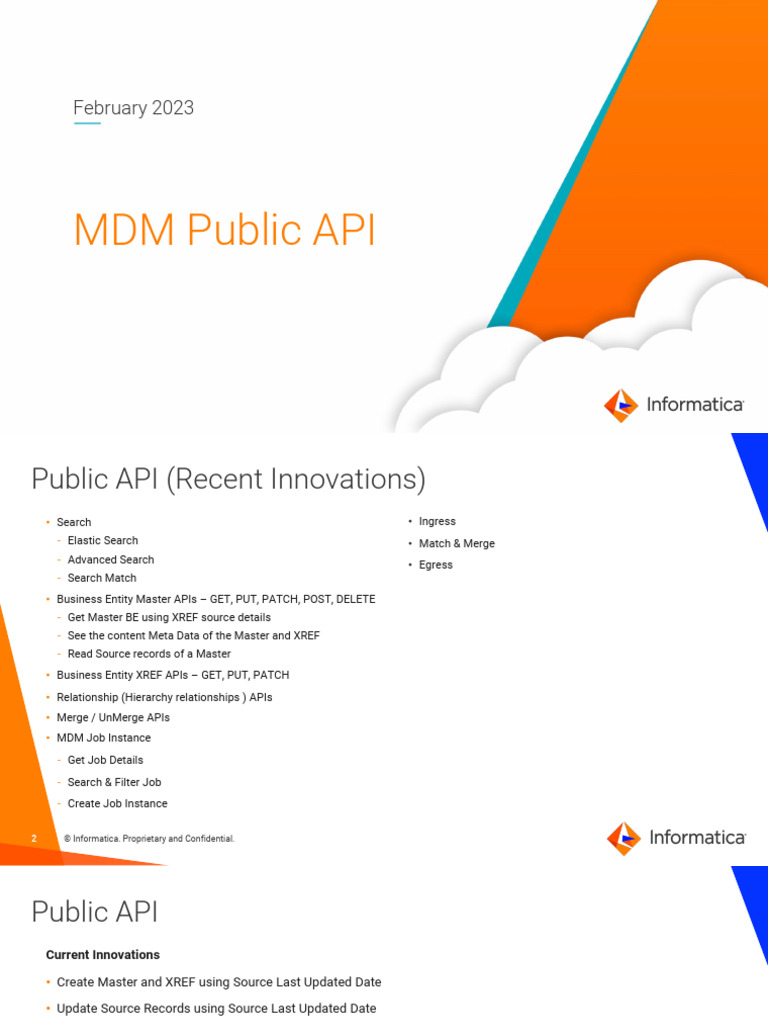 MDM Public API CookBook (Feb 2023) | PDF | Proprietary Software | Computer Programming