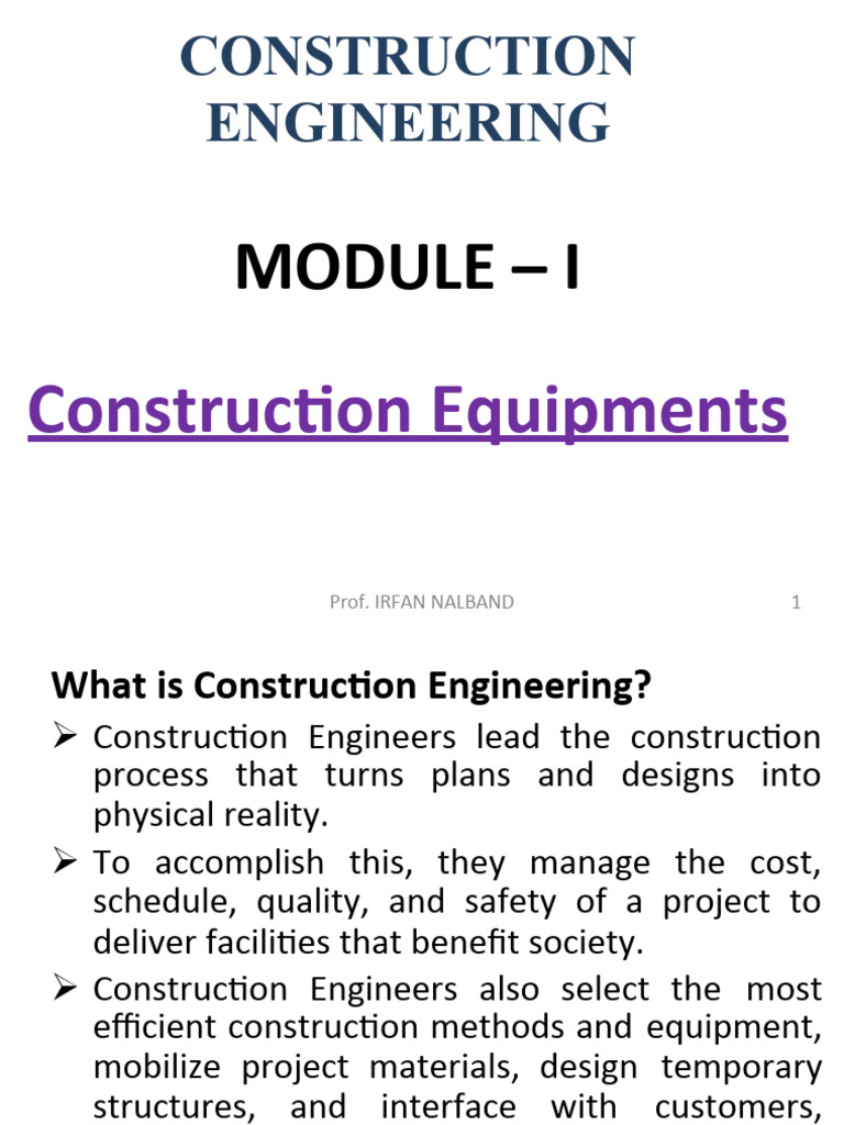 Construction Equipment | PDF | Construction Equipment