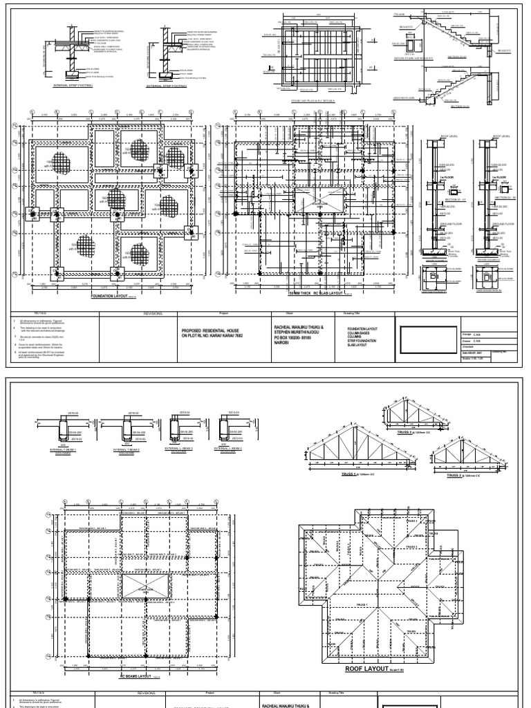 Staircase and Structural Details | PDF | Stairs | Building Engineering