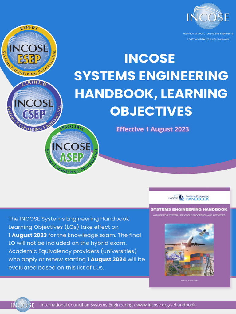 01 Index Core Learning Objectives Screen | PDF | Systems Engineering ...