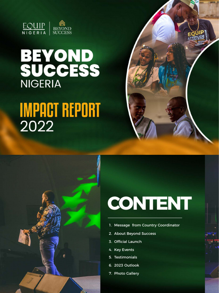 Beyond Success Nigeria 2022 Report | PDF | Behavioural Sciences ...