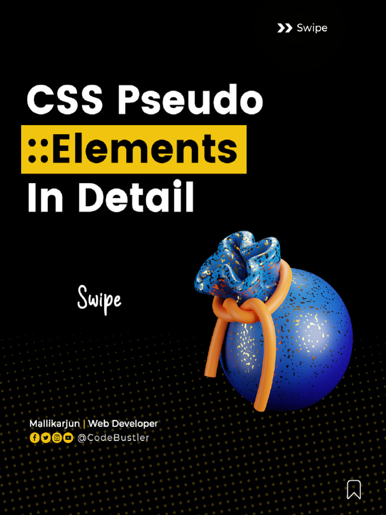 CSS Pseudo Elements - in Detail | PDF