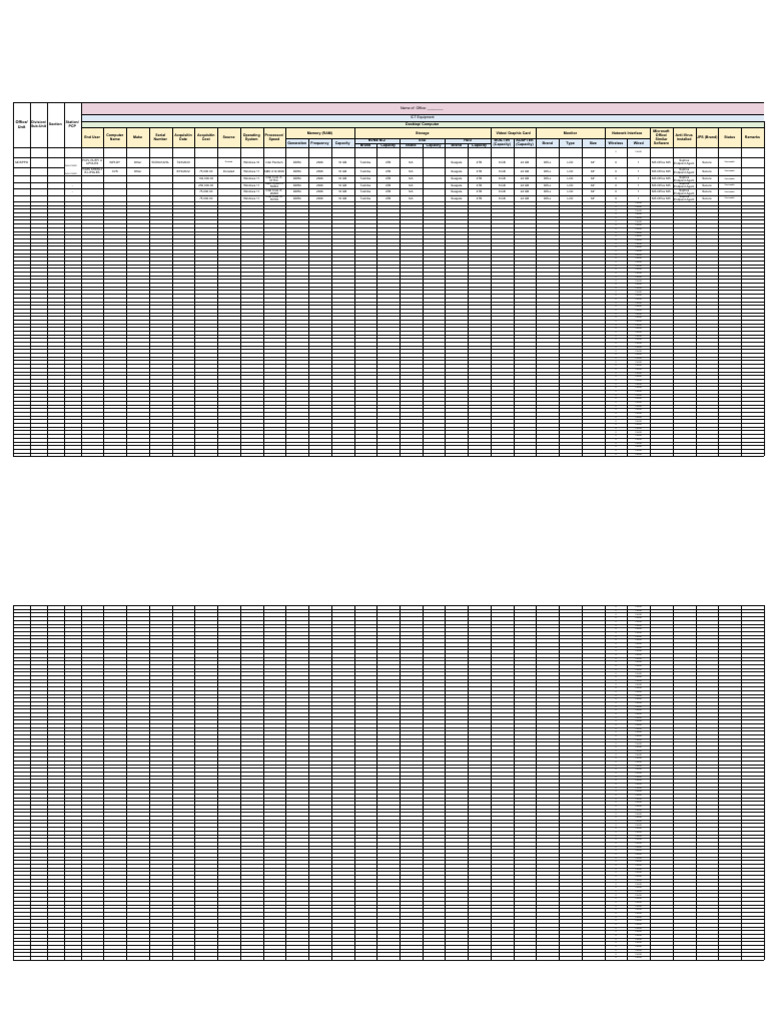 Inventory of ICT Equipment | PDF | Solid State Drive | Microsoft Windows