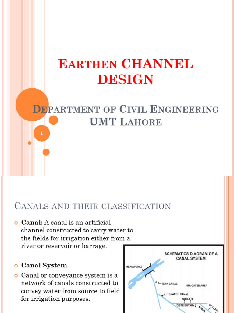 Canal Design & Classification Guide | PDF | River | Soil Mechanics