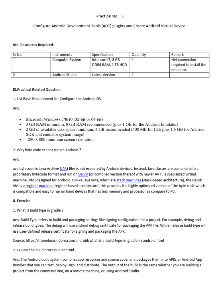 MAD Practical 3,4,5,6,16,17 New | PDF | Android (Operating System) | Office Equipment