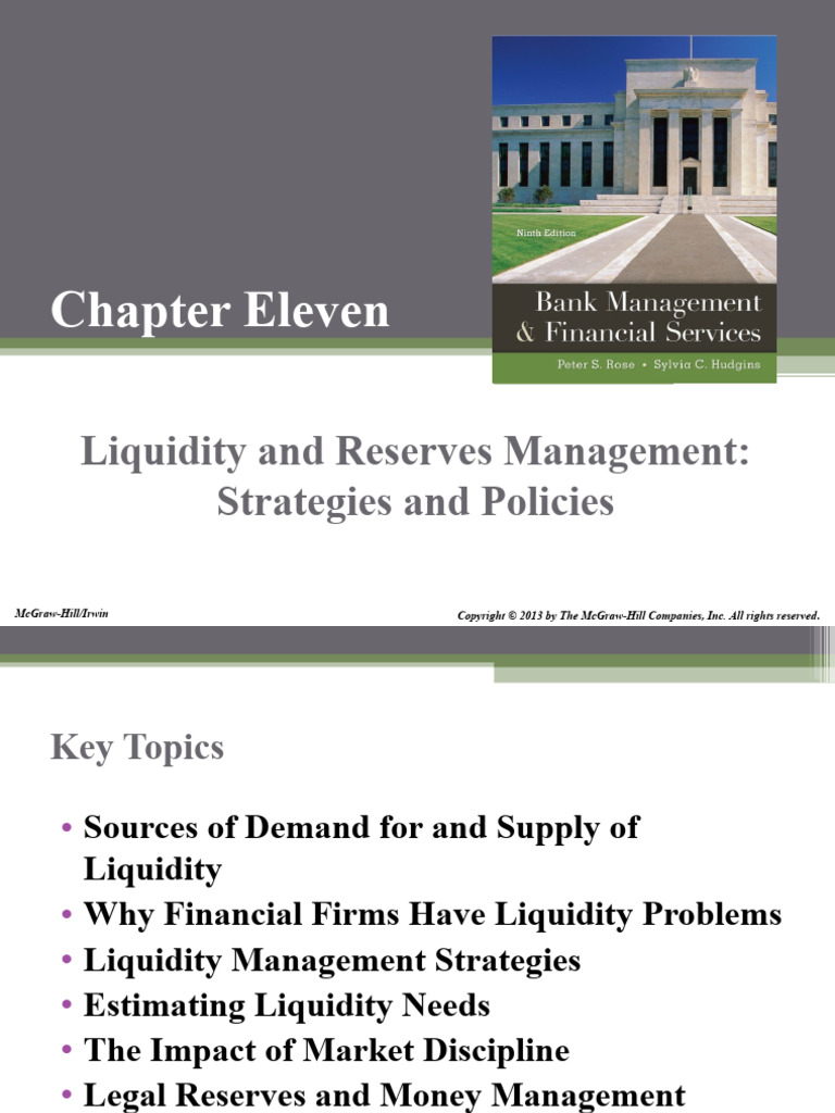 5-Liquidity and Reserves Management Strategies and Policies | PDF ...
