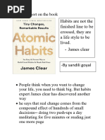 Atomic Habit Cheat Sheet | PDF