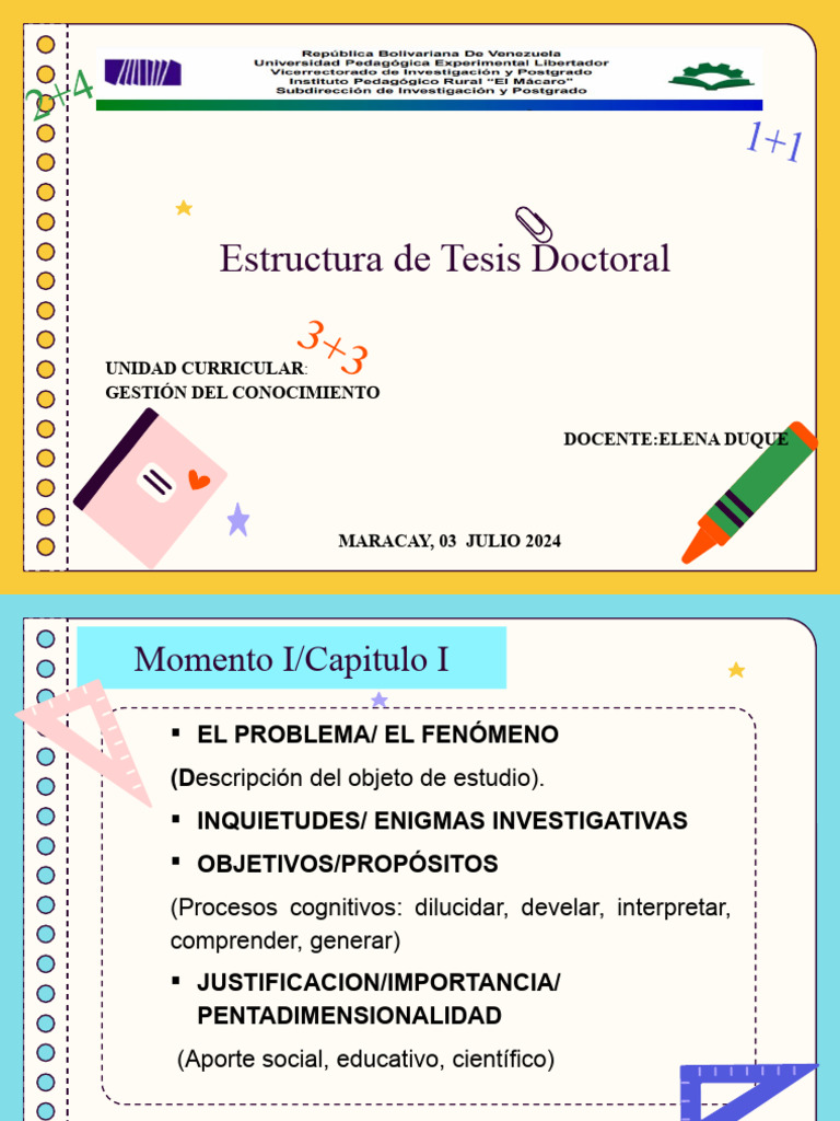 Estructura de Tesis para Seminario de Tesis | PDF | Teoría | Conocimiento