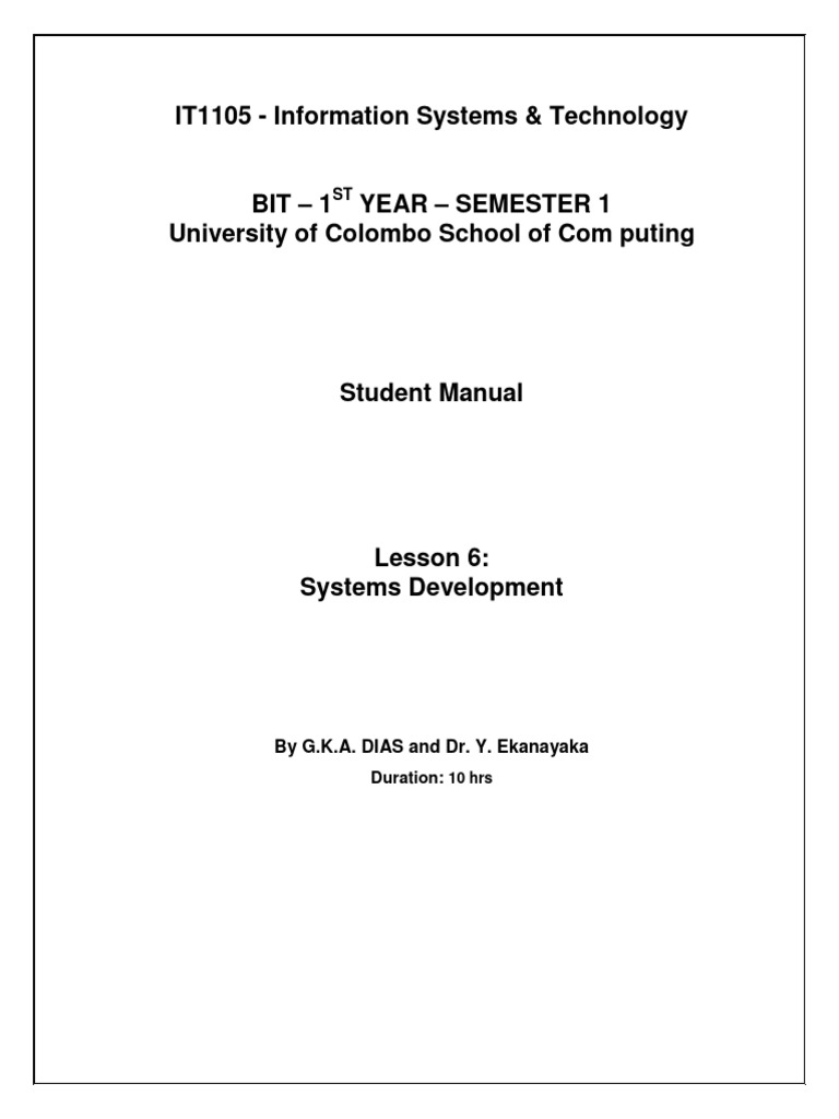 System Development | PDF | Software Development Process | Feasibility Study