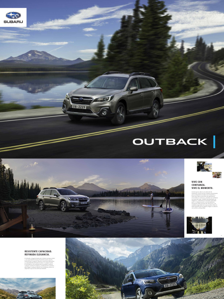Brochure Outback | PDF | Tráfico | Airbag